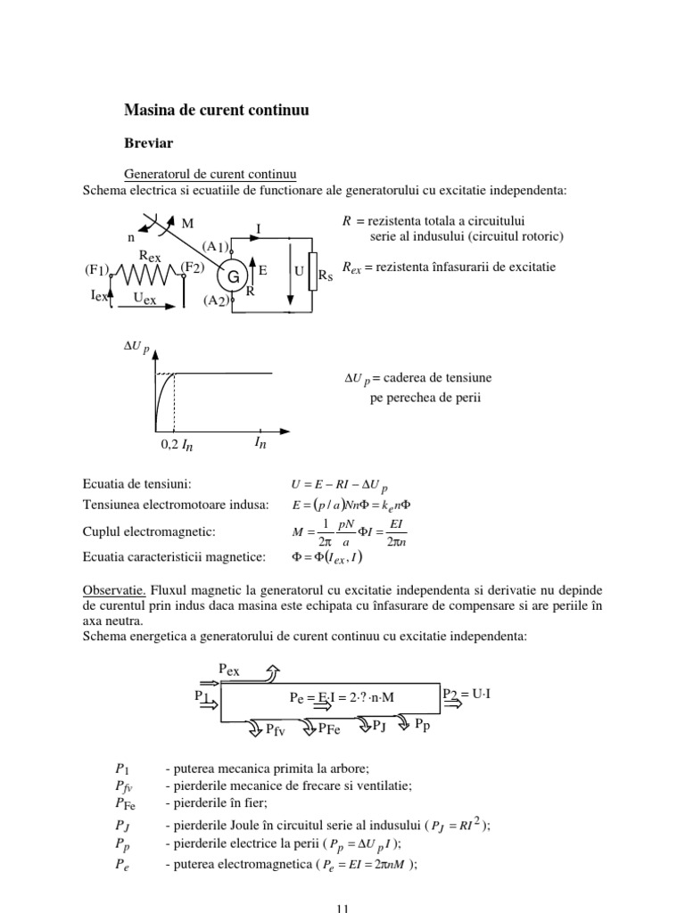 Masina de Curent Continuu | PDF
