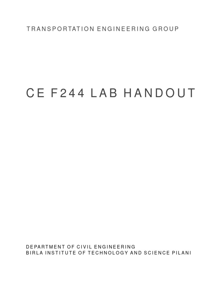 Lab Handout | PDF