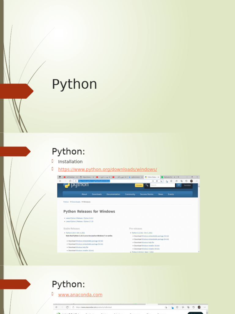 Python Lecture1 | PDF