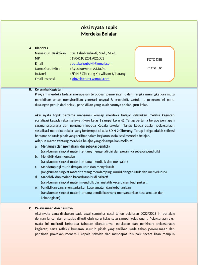 Contoh AN Topik 1 | PDF