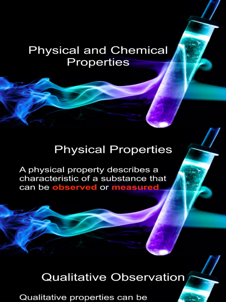 CHEM-103-Physical-and-Chemical-Properties | PDF