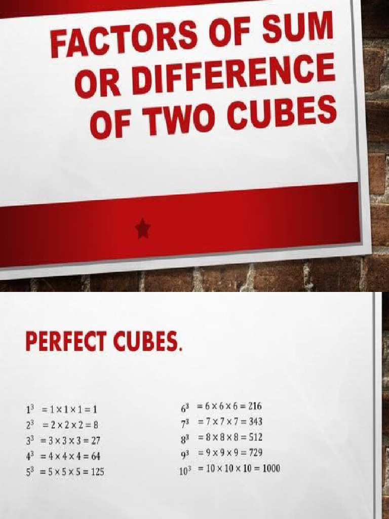 Sum and Difference | PDF