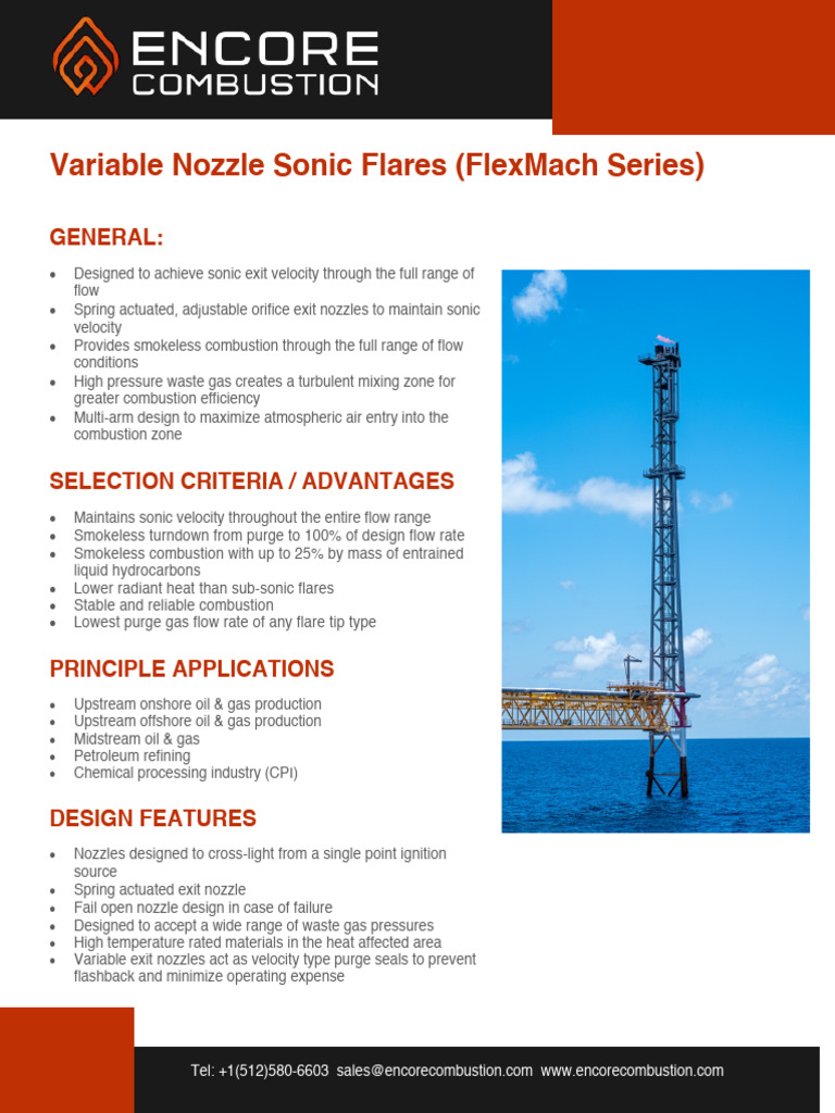 Data Sheet Variable Sonic FLEX MACH | PDF