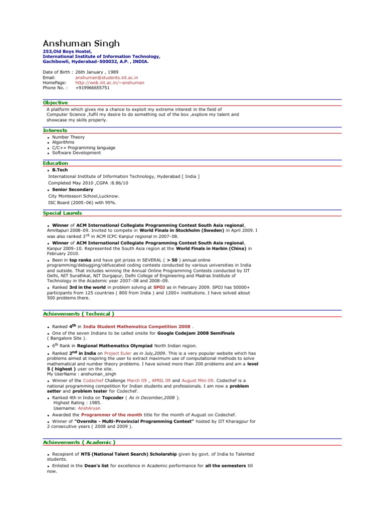 Anshuman Singh | PDF | Software Engineering | Software
