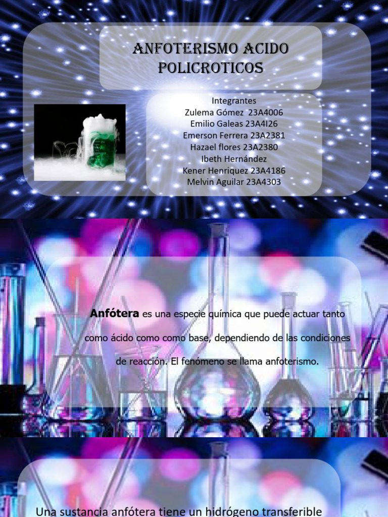 Anfoterismo y Acidos Polipróticos | PDF