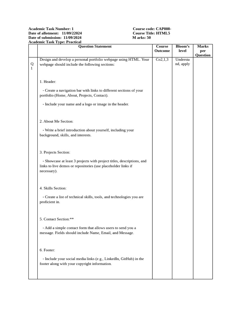 Academic Task Number1 | PDF