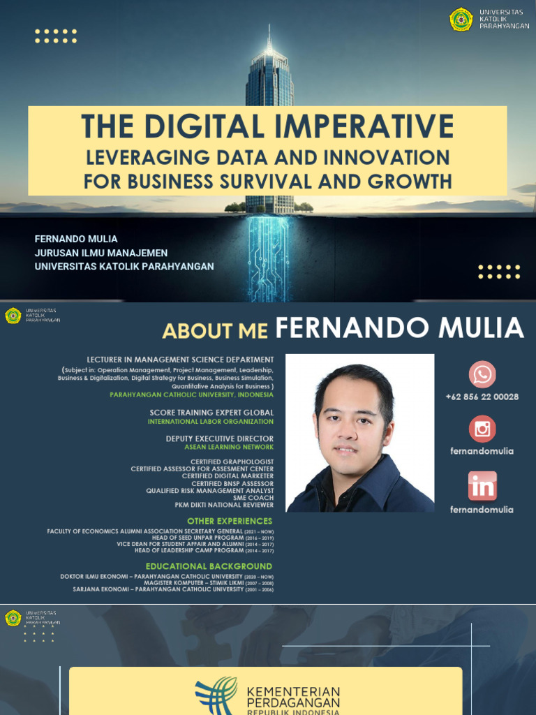 The Digital Imperative - Leveraging Data and Innovation For Business ...