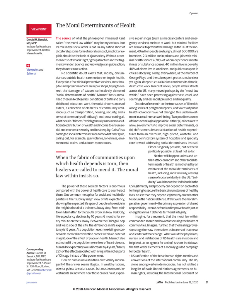 Moral_Determinants_and_Professionalism_2020 | PDF