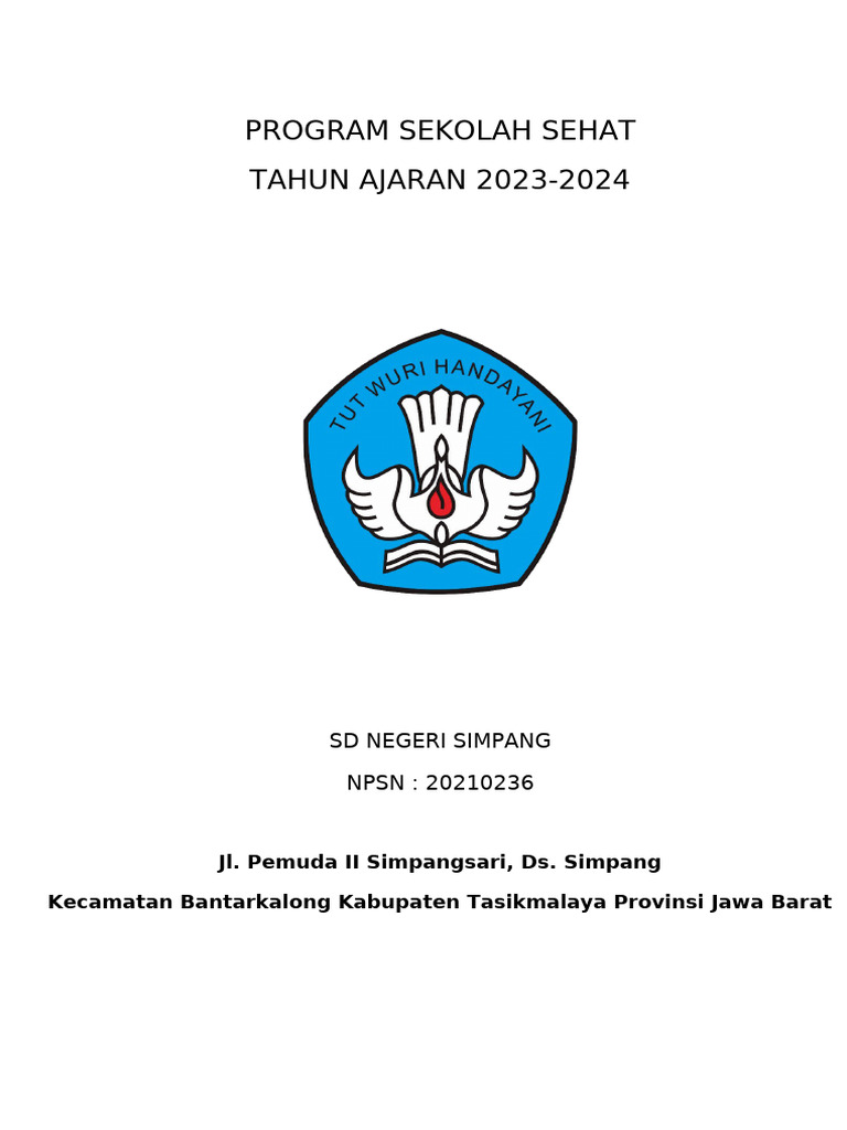 Program Sekolah Sehat | PDF