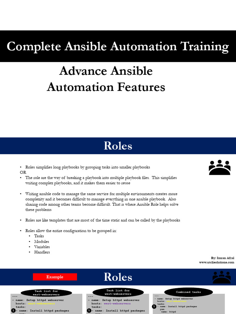 Complete Ansible Automation Training | PDF