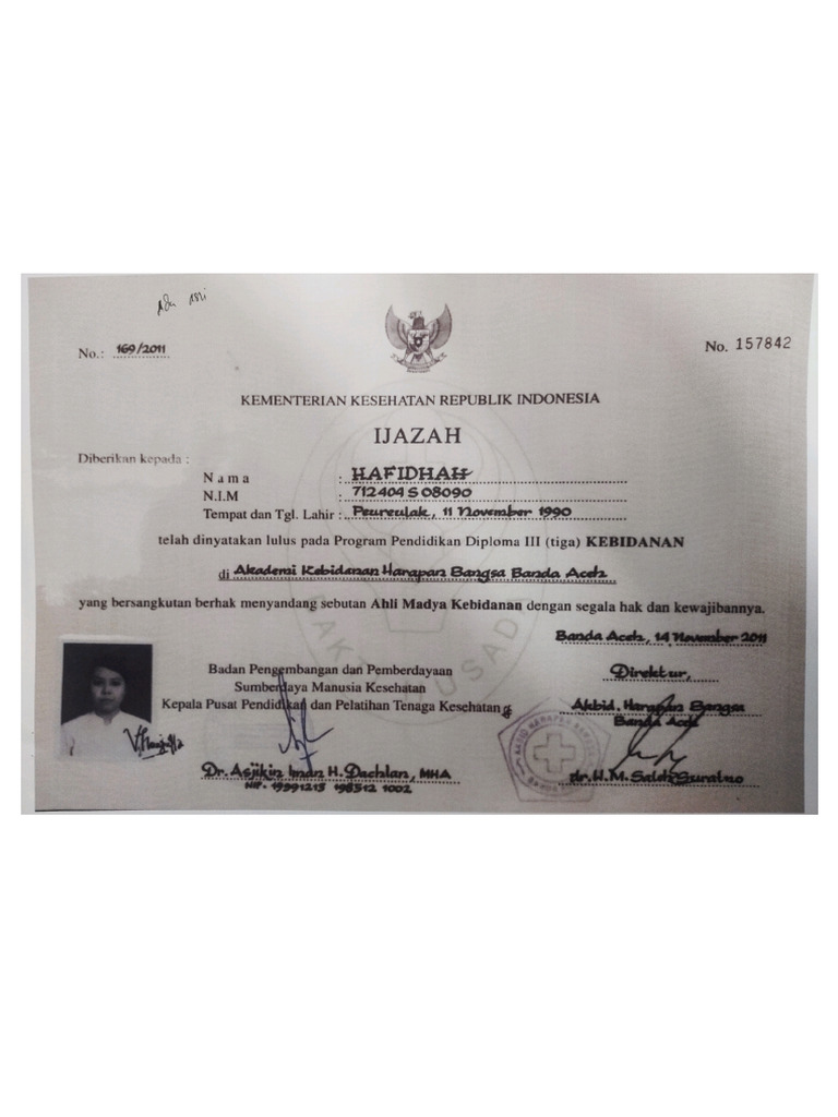 Ijazah PDF Dkda | PDF