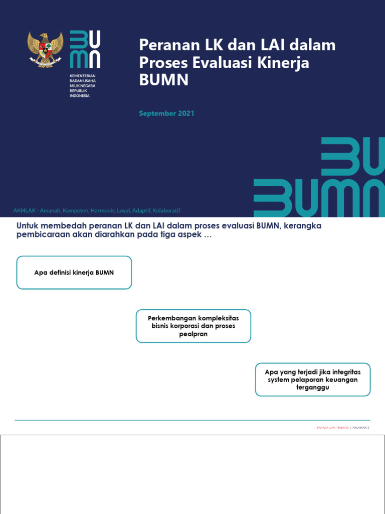 Materi Ibu Nawal Nelly - Kementerian BUMN | PDF