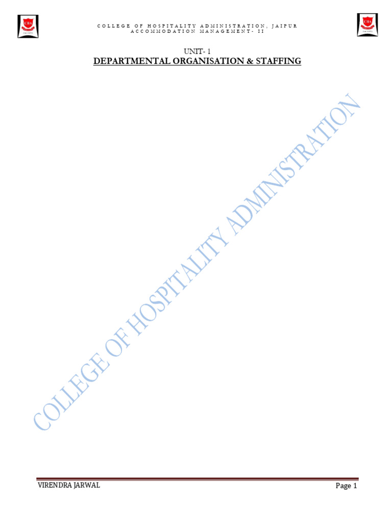 F&B Management | PDF