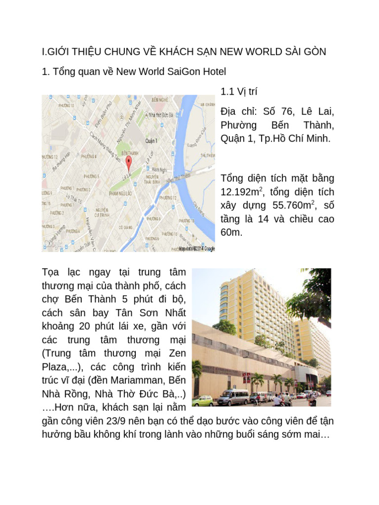 I Gi I Thi U Chung V Khach S N New World | PDF