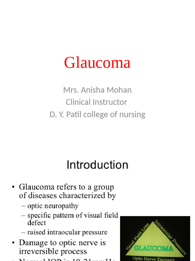 Glaucoma | PDF