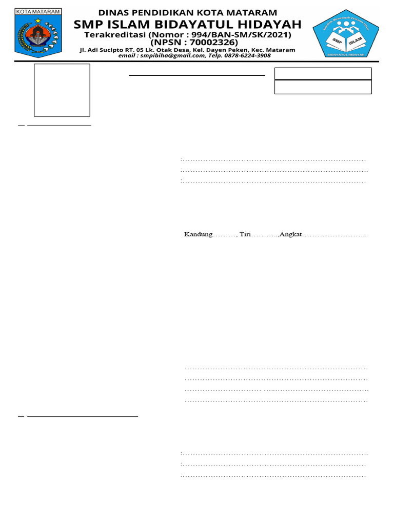 Formulir 2024 Fix | PDF