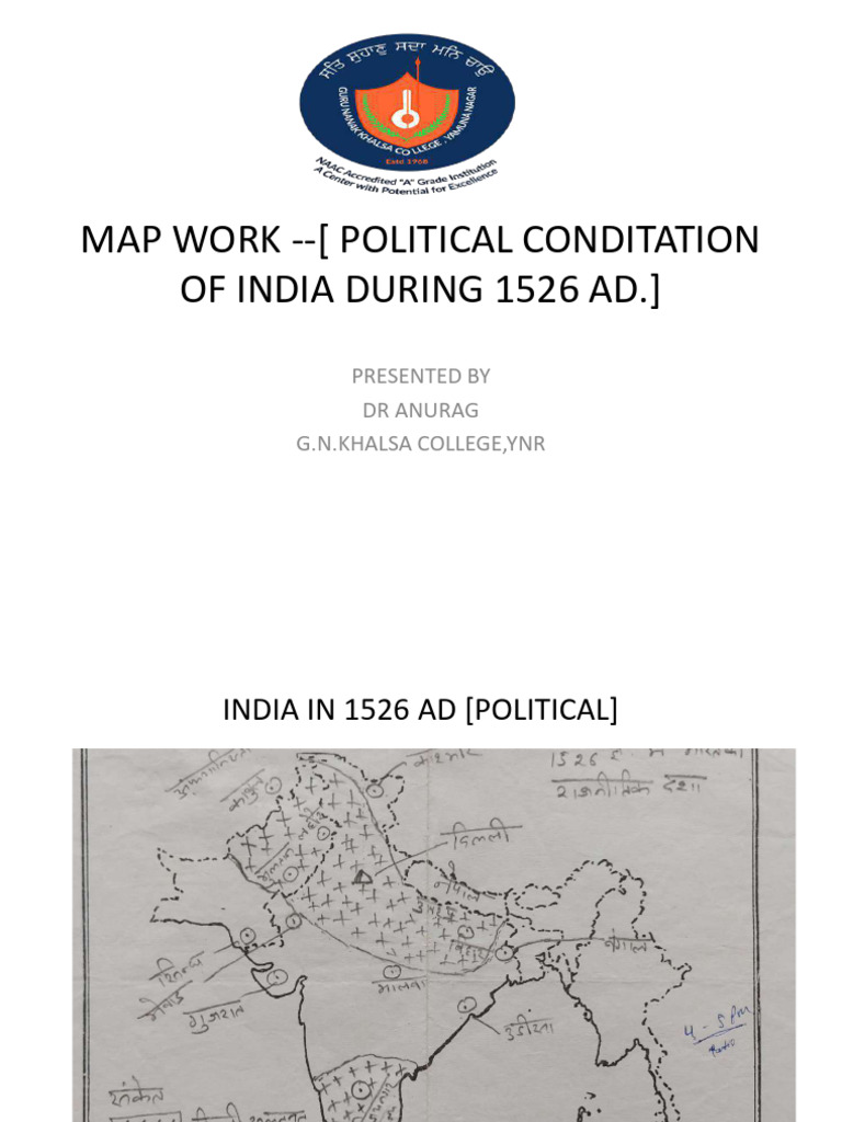 Political Landscape of India in 1526 AD | PDF | Travel | Religion ...