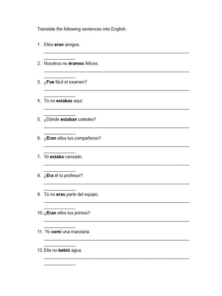 English Sentences b2 | PDF