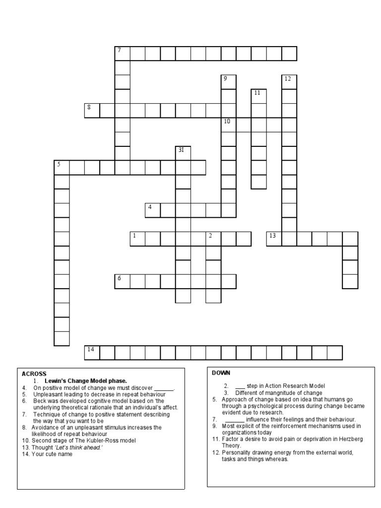 Crossword Quiz | PDF