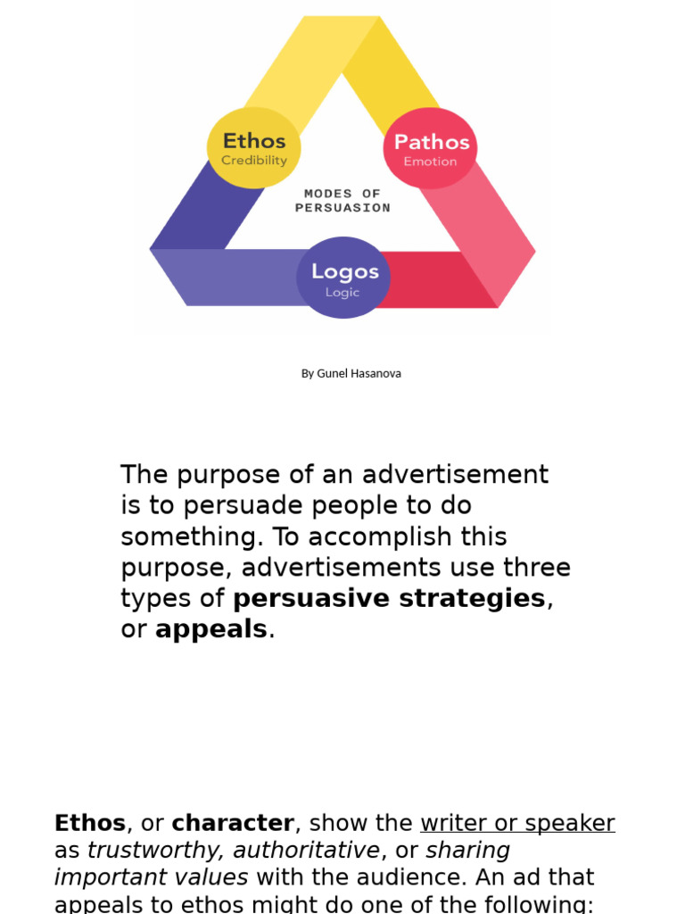 Ethos Pathos Logos | PDF