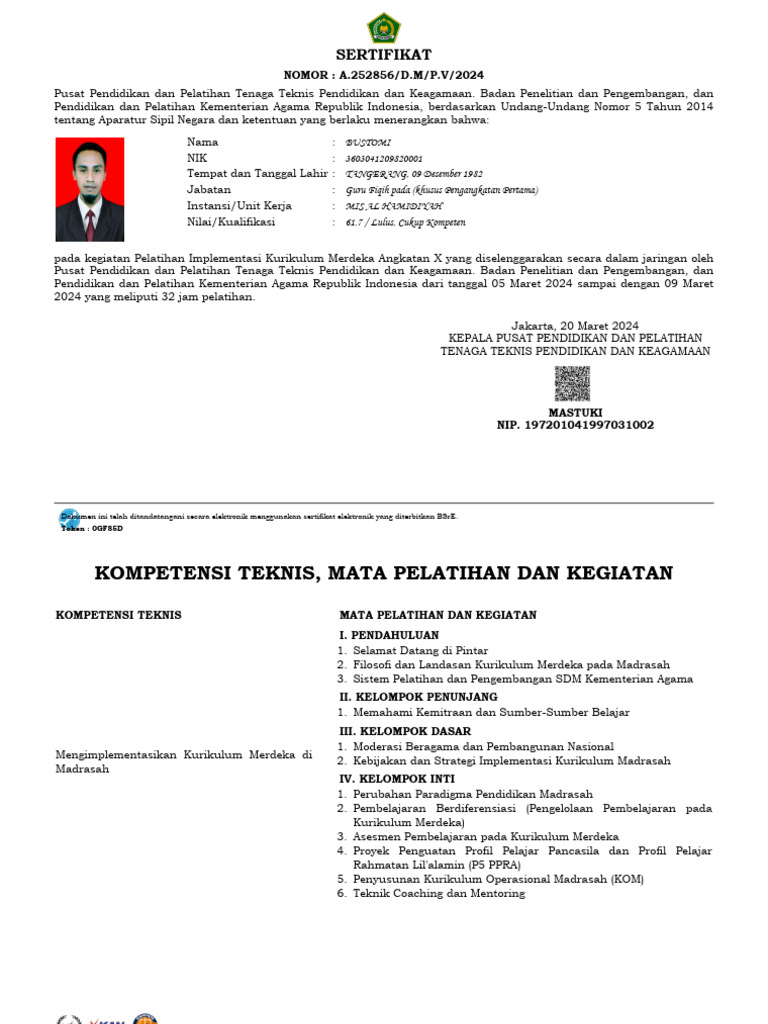 Sertifikat PLT | PDF