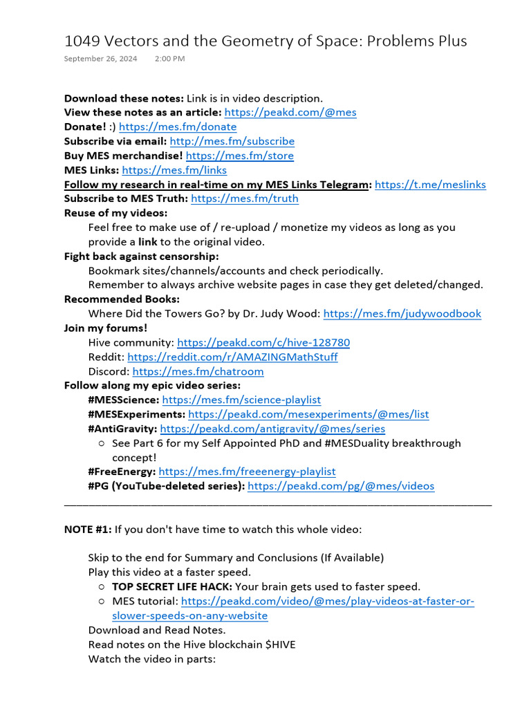 Vectors Geometry Problems Plus | PDF