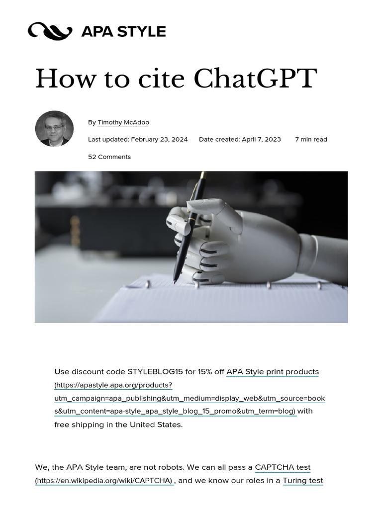 CM0001_How to cite ChatGPT | PDF