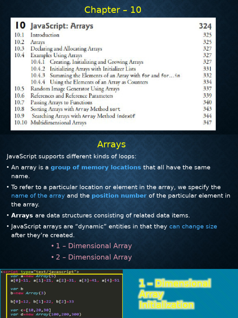 Arrays | PDF