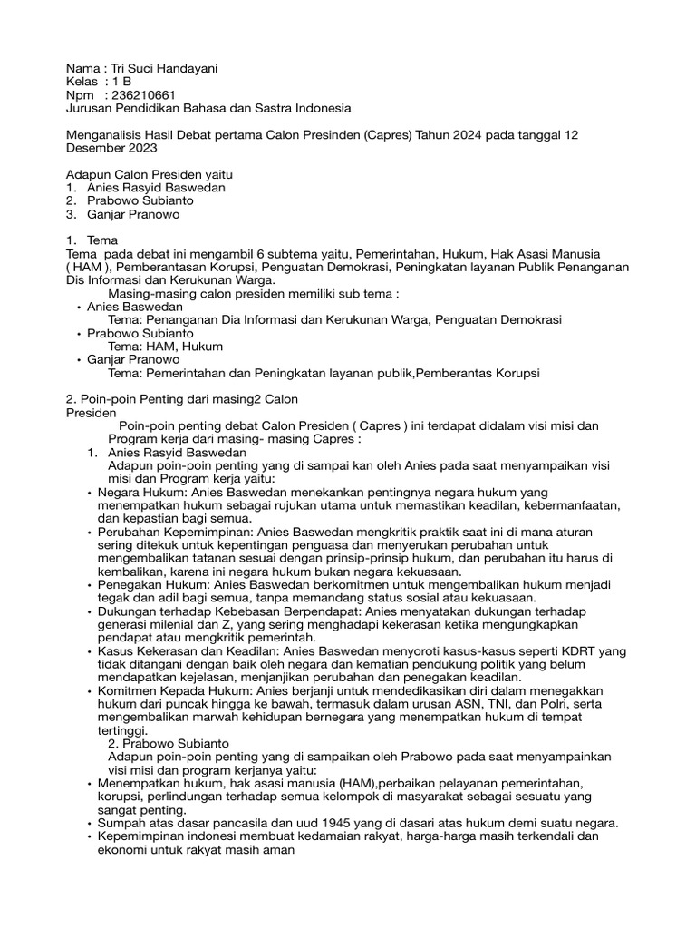 Tri Suci Handayani 2 | PDF