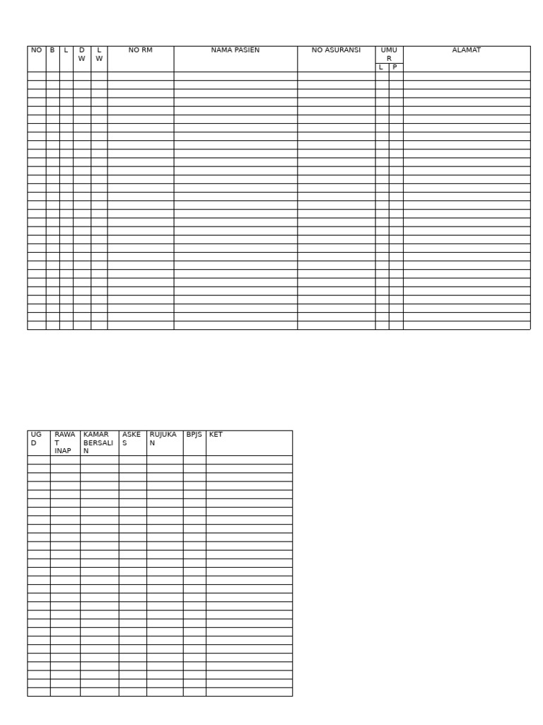 Buku Pendaftaran Loket | PDF