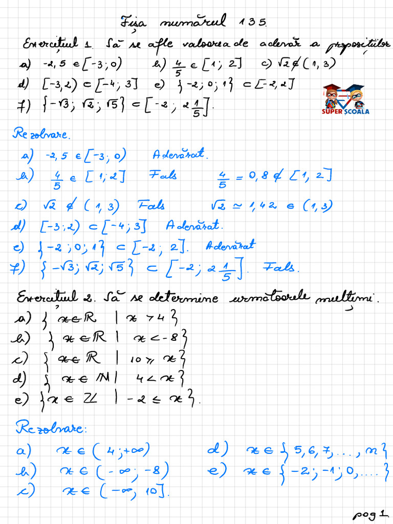 Fisa Mate 135 Rezolvare | PDF