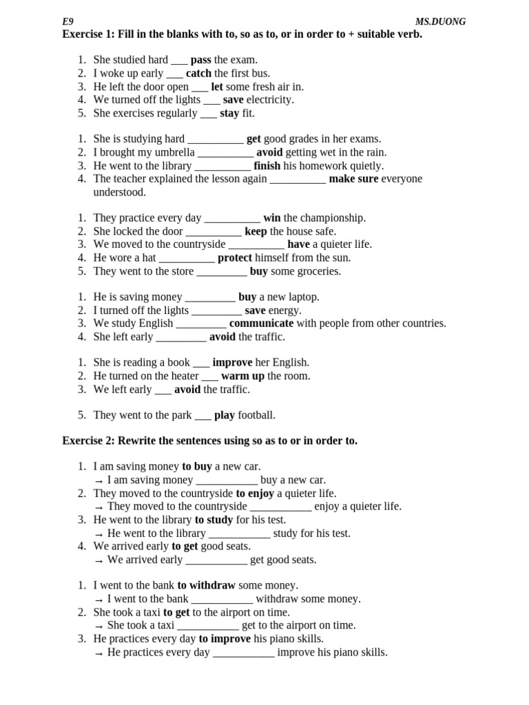 Exercise 1 | PDF