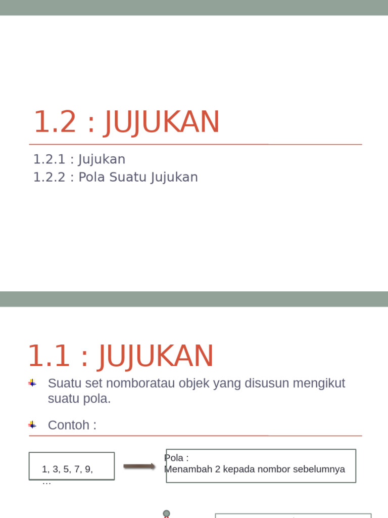 1.2 Jujukan | PDF