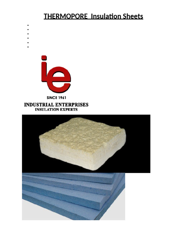 Thermopore Sheet | PDF