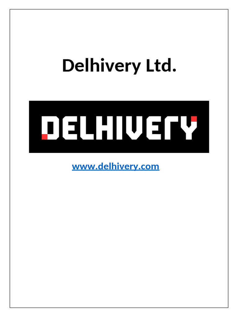 DELHIVERY | PDF