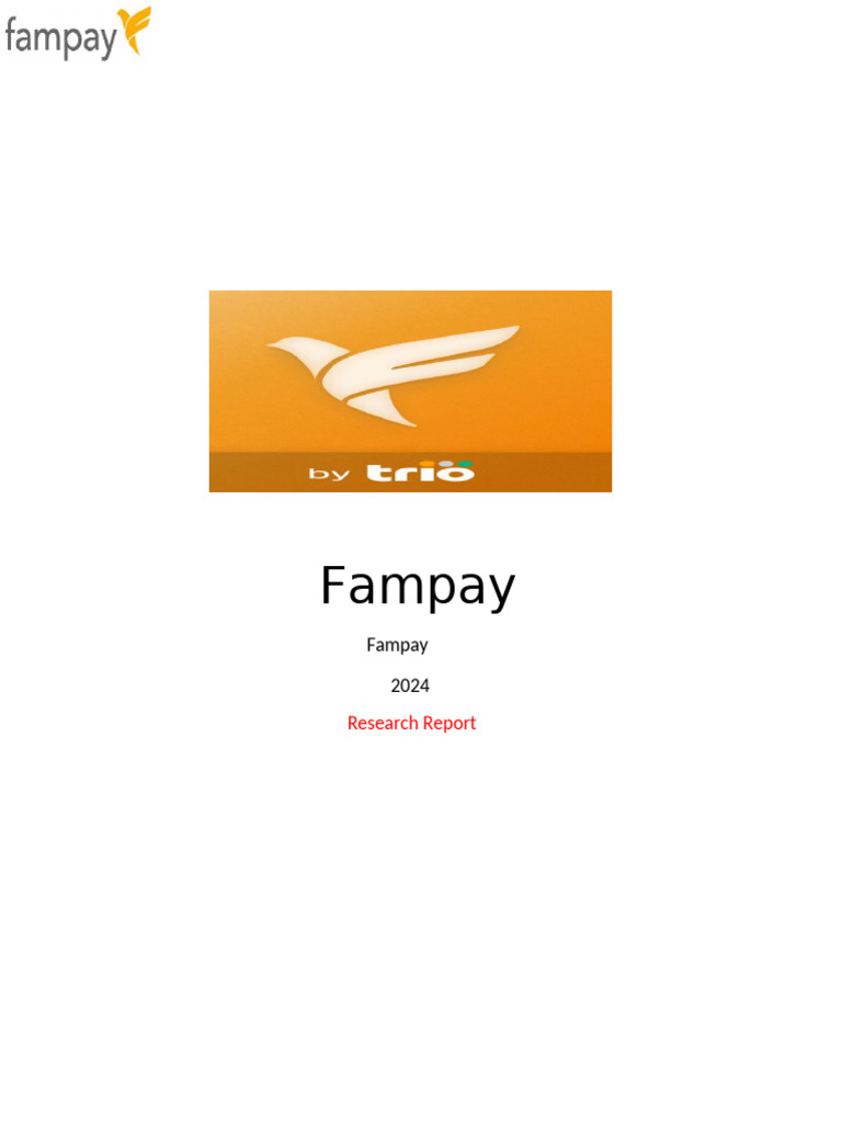 Fampay Report | PDF
