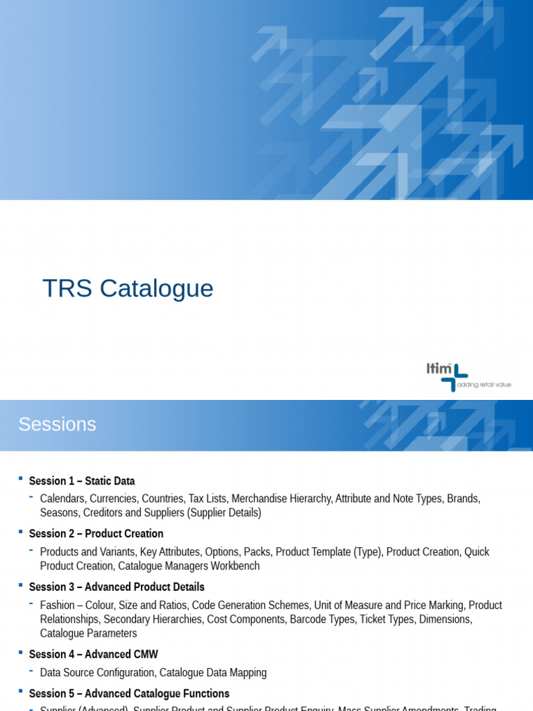 Catalogue Training Session 2 - Product Creation (Part 1) | PDF