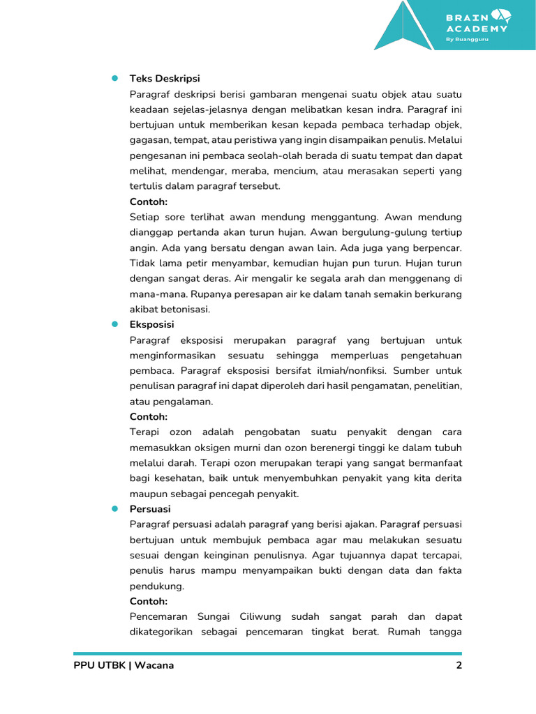 Jenis Teks Dan Contohnya | PDF