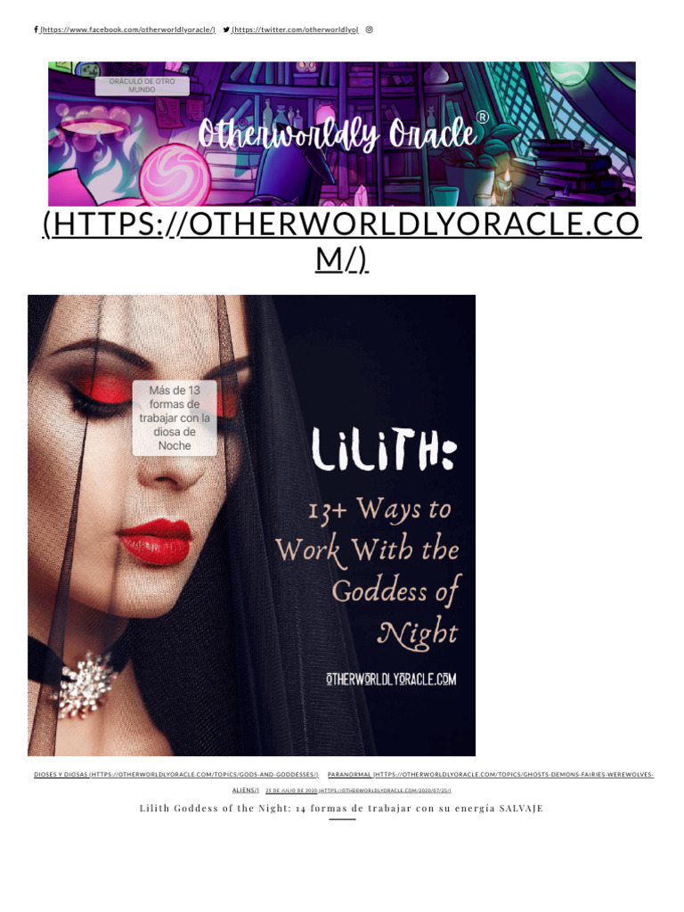 La Verdad de Lilith | PDF | Lilith