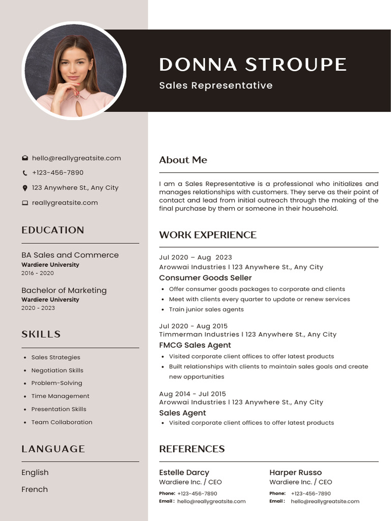 Simple Professional CV Resume 1 | PDF