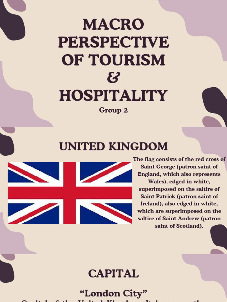 Macro Perspective For Tourism & Hospitality - Group 2 PDF | PDF