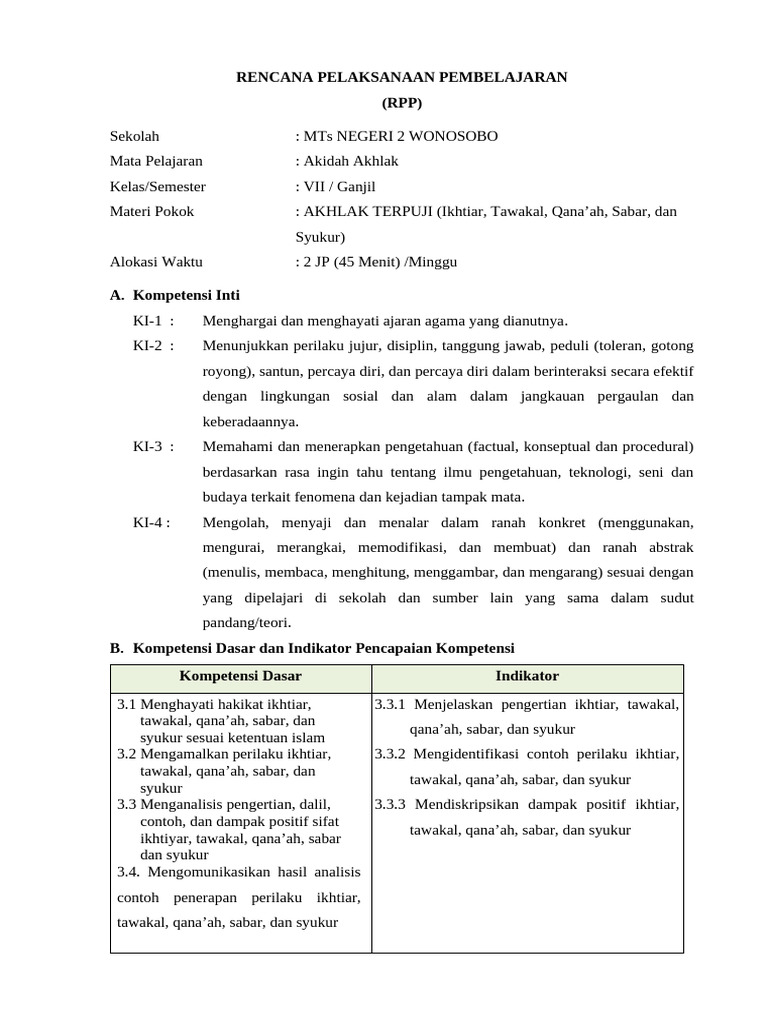 new RPP FAIS......... | PDF