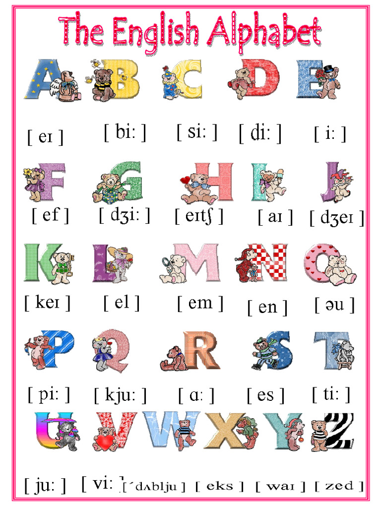 English Alphabet 01 | PDF