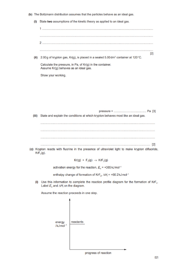 1 Worksheet QP | PDF