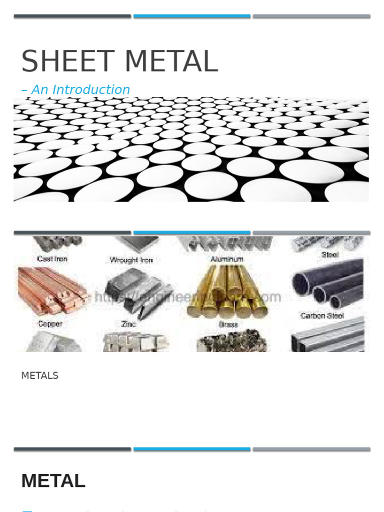 Introduction To Sheet Metal | PDF