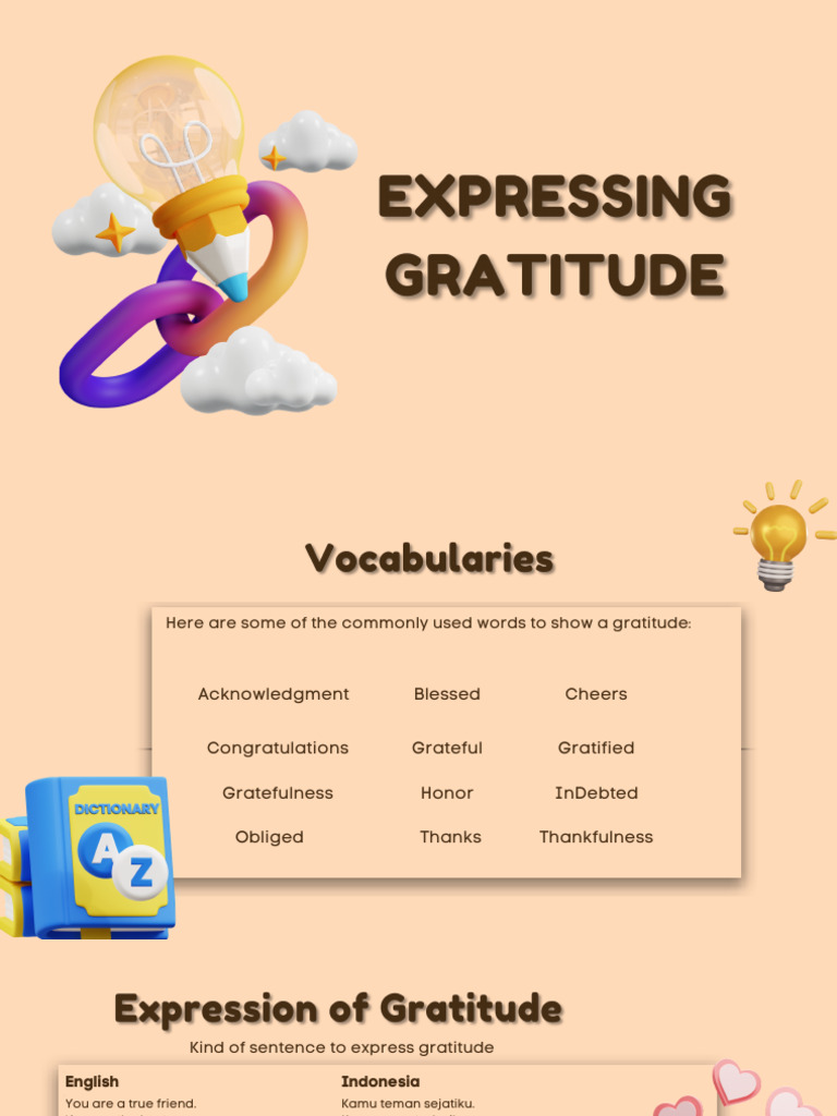 Expressing Gratitude | PDF