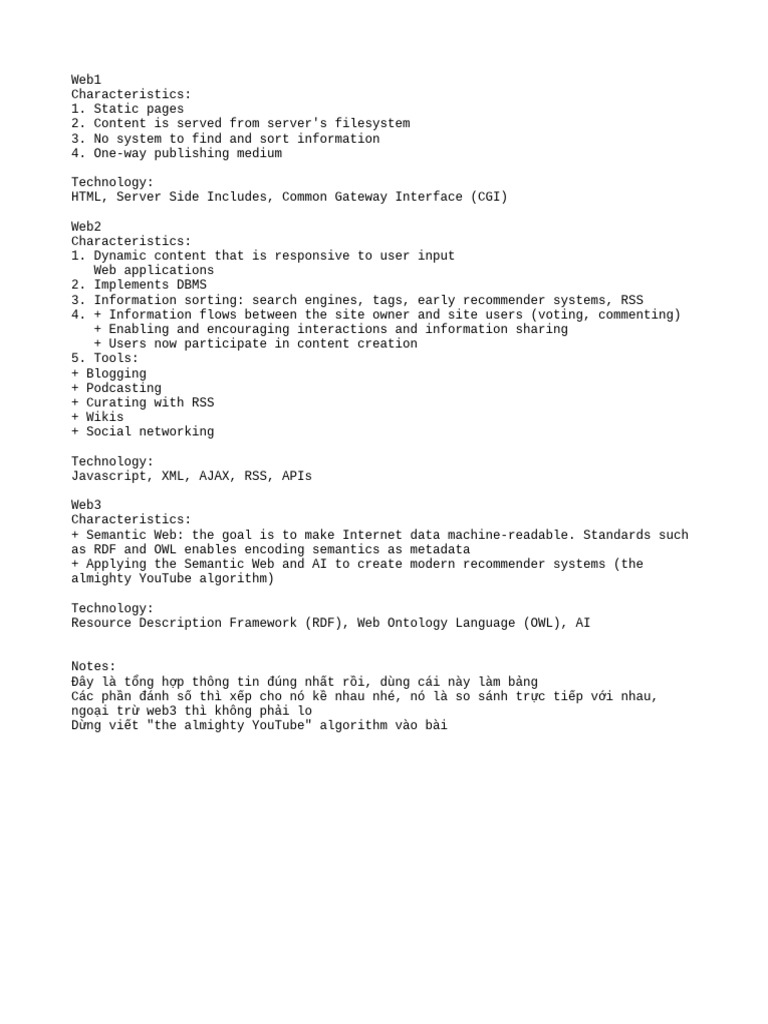 web comparison | PDF