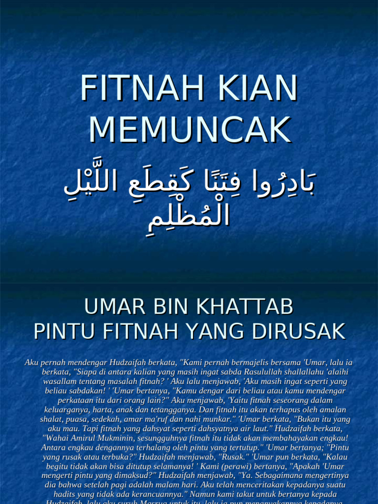 04 Fitnah Kian Memuncak | PDF