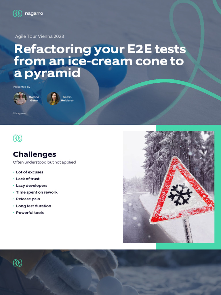 Refactoring Your E2E Tests From An Ice Cone To A Pyramid - Nagarro | PDF