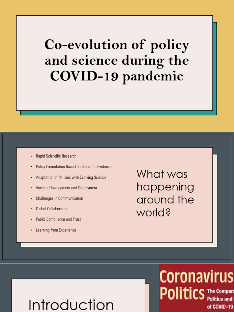Co-Evolution of Policy and Science During The COVID-19 Pandemic | PDF ...